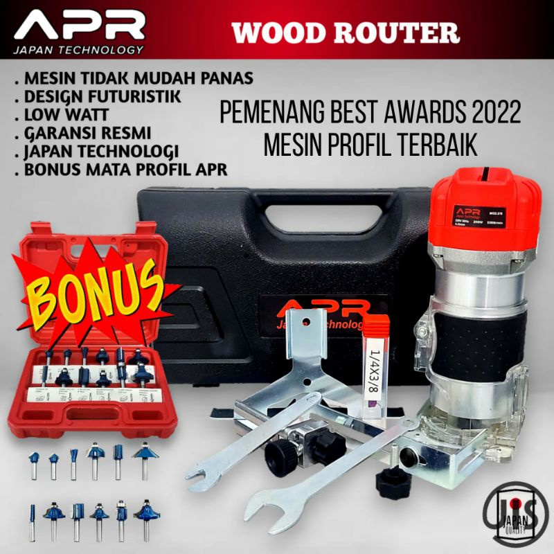 Jual Mesin Profil APR JAPAN Router Trimmer Kayu ukir 6mm uchiha trimer ...