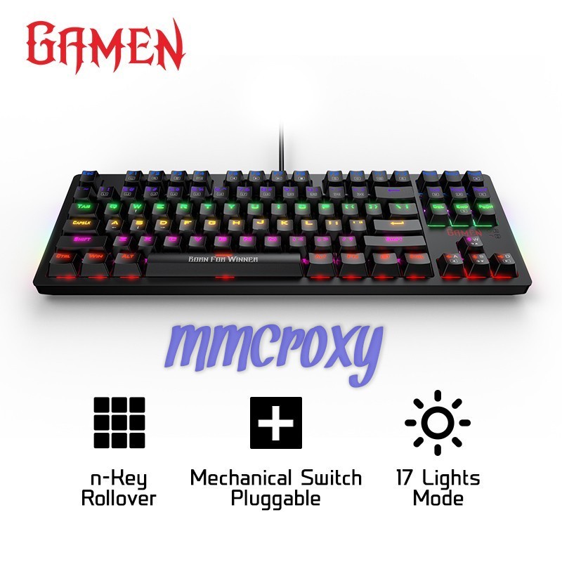 Jual Gamen Titan II Keyboard Gaming Mechanical Pluggable Switch Blue ... Jual Gamen Titan II Keyboard Gaming Mechanical Pluggable Switch Blue ...