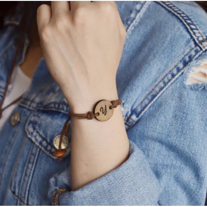 Jual Initial Bracelet / Gelang Inisial Indonesia|Shopee Indonesia