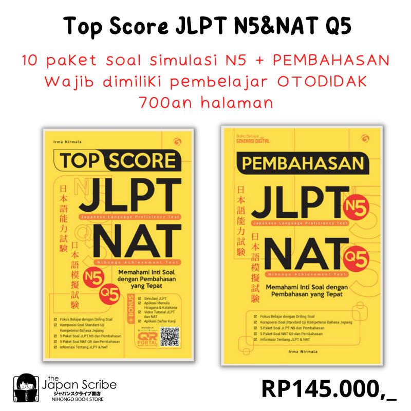 Jual Top Score JLPT N5 & NAT Q5 | Shopee Indonesia