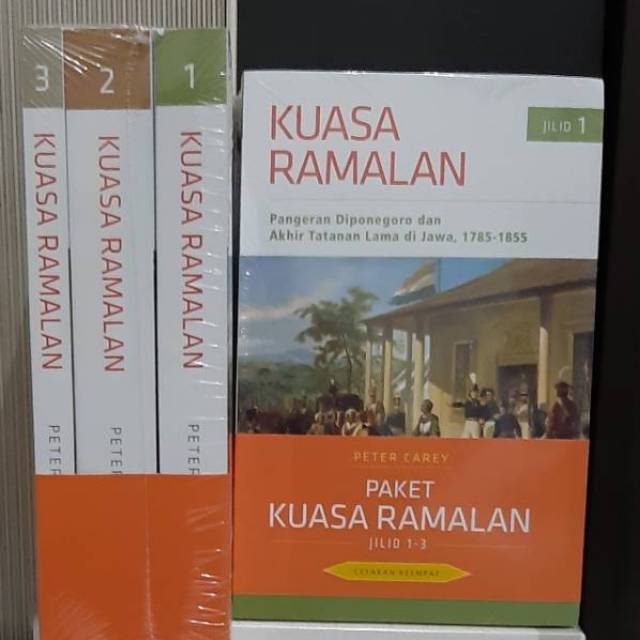 Jual Paket Buku Kuasa Ramalan Diponegoro Oleh Peter Carey | Shopee ...