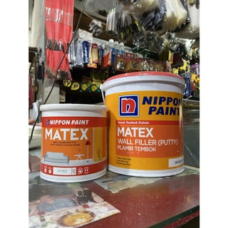 Jual Plamir Matex Wall Filler Tembok Nippon Paint 1Kg | Shopee Indonesia