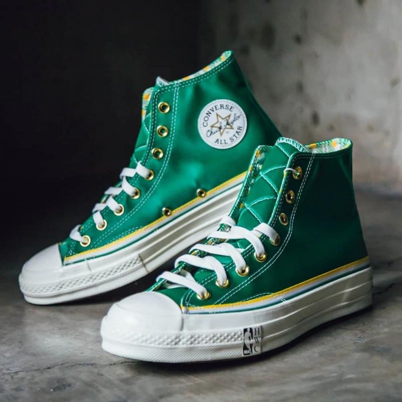 Jual SNEAKERS PRIA ORIGINAL CONVERSE CHUCK TAYLOR 70s x NBA GREEN ...