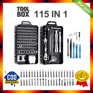Jual Obeng Set 115 in 1 Obeng Hp Multifungsi Full Set Alat Bongkar Mini Precision Service ...