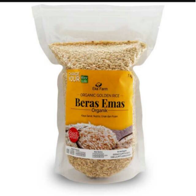 Jual #PROMO# Beras Emas Organik (Organic Golden Rice) | Shopee Indonesia