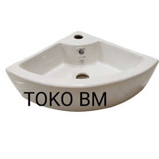 Jual wastafel set sudut 2026/paket complete wastafel sudut sericite ...