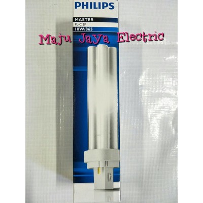 Jual Lampu Philips Master PL-C PLC 2P 18 watt 18 w Putih / Kuning Lampu Tusuk G24d-2 Indonesia ...