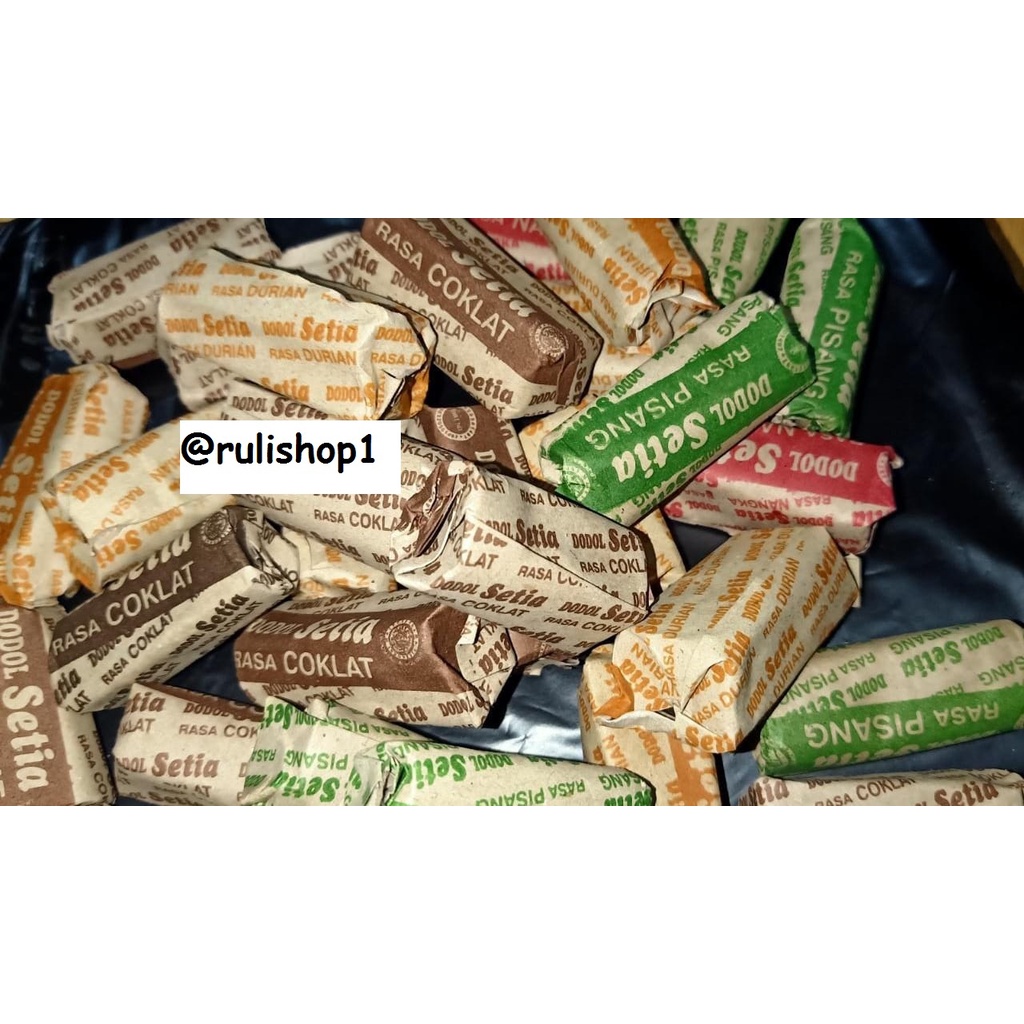Jual Dodol Garut | DODOL RASA BUAH - BUAHAN (KERTAS COKLAT) Asli Khas ...