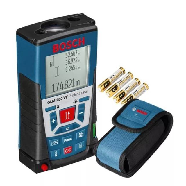Jual Meteran Laser BOSCH GLM 250VC | Shopee Indonesia