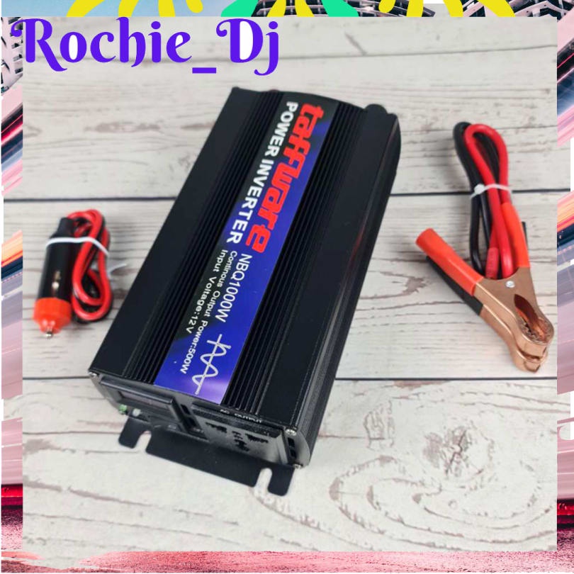 Jual TAFFWARE CAR POWER INVERTER PURE SINE WAVE DC 12V TO AC220V 1000W - NBQ1000W | Shopee Indonesia