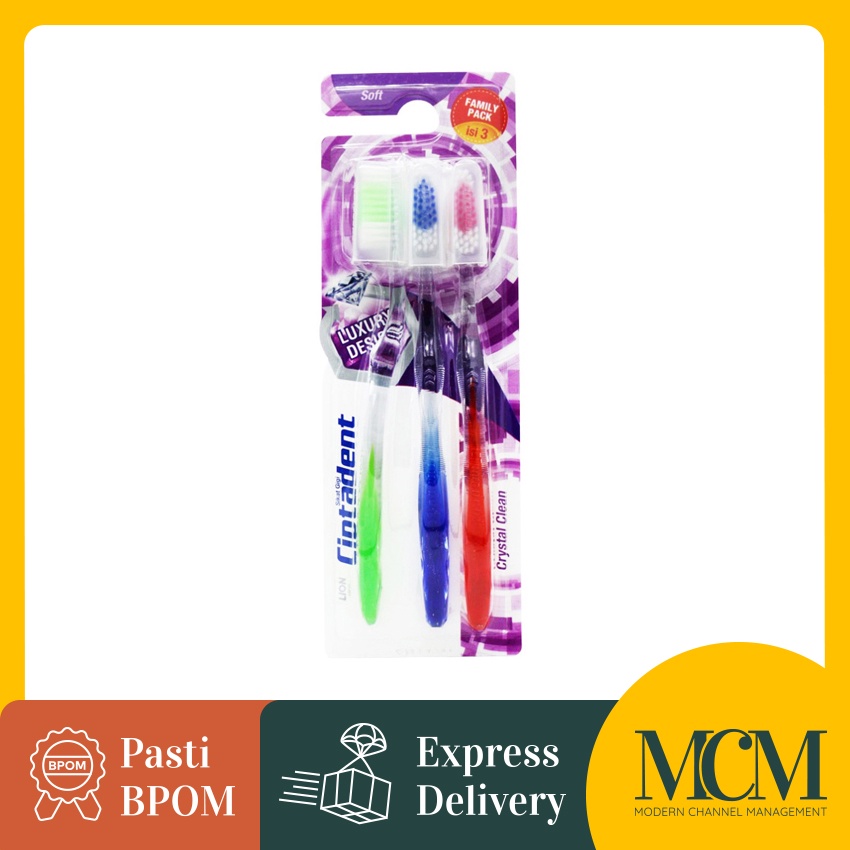 Jual Sikat Gigi - Ciptadent Crystal Clean Soft Toothbrush - 3 Pcs ...