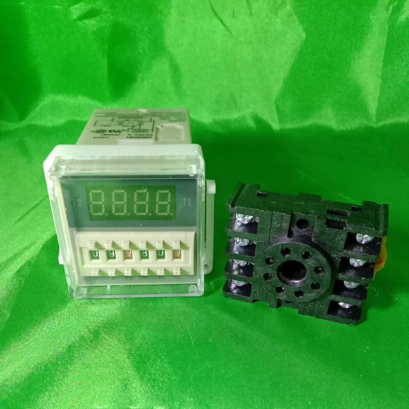 Jual TIMER DIGITAL OMRON DH48S-S 220V ORIGINAL DELAY RELAY MESIN TETAS ...