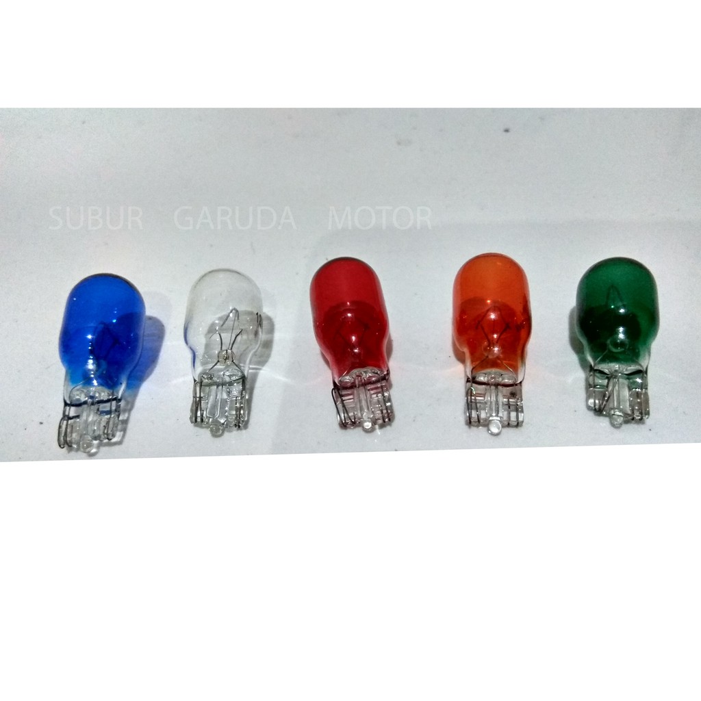 Jual LAMPU SEN ATAU SENJA MOTOR PILIHAN 4 WARNA 12 VOLT 10 WATT SATUAN ...