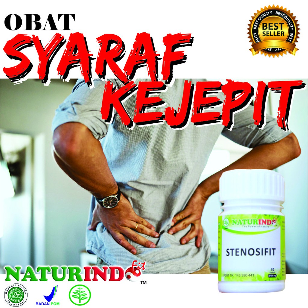 Jual obat saraf Syaraf kejepit Pinggang leher kaki paha Bokong punggung ...
