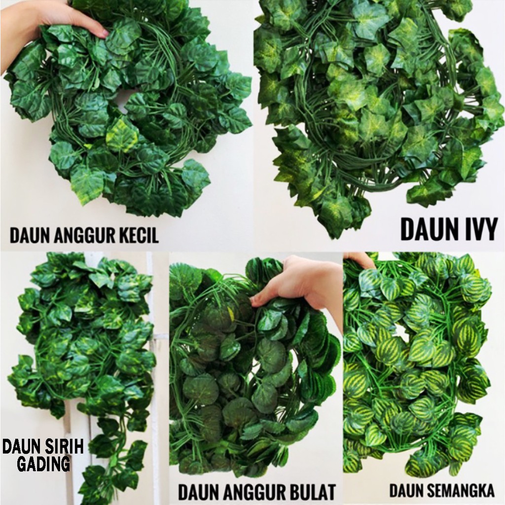 Jual DAUN RAMBAT PLASTIK ARTICIAL DAUN RAMBAT SULUR BAGUS MURAH ...