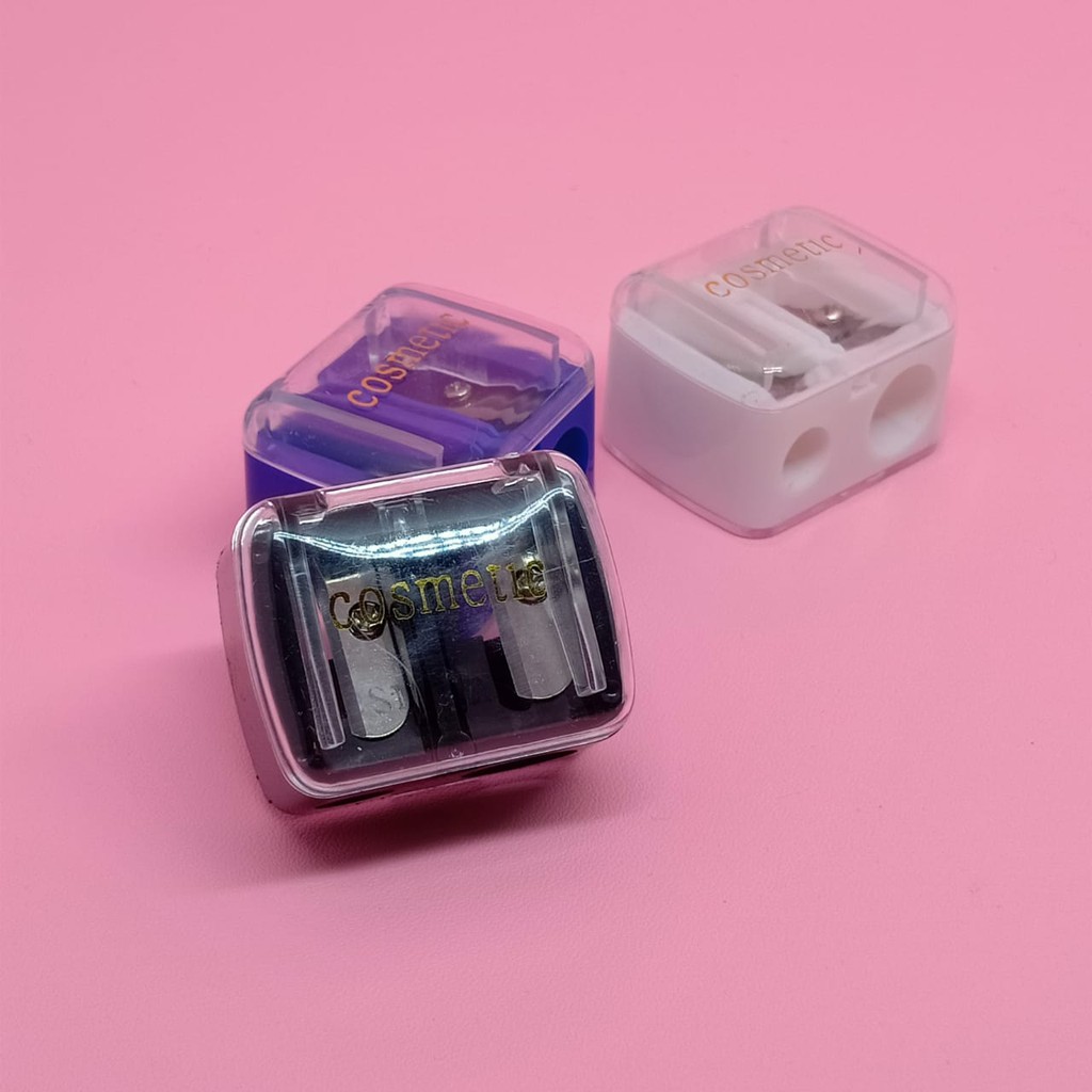 Jual eyebrow pencil sharpener - rautan pensil alis 2in1 peruncing ...