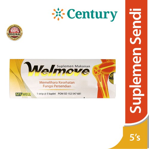 Jual Welmove Tablet Strip isi 5 Kaplet /Suplemen sendi/Nyeri sendi ...