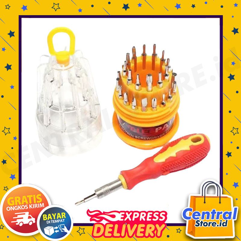 Jual Obeng Mini Set 31 In 1 Obeng Telur Kapsul Multifungsi Lengkap HP ...