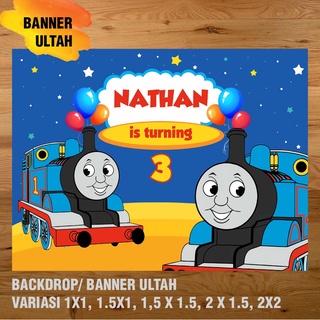 Jual KERETA THOMAS CHANGINGTON BANNER/ BACKDROP/ SPANDUK ULANG TAHUN UL ...