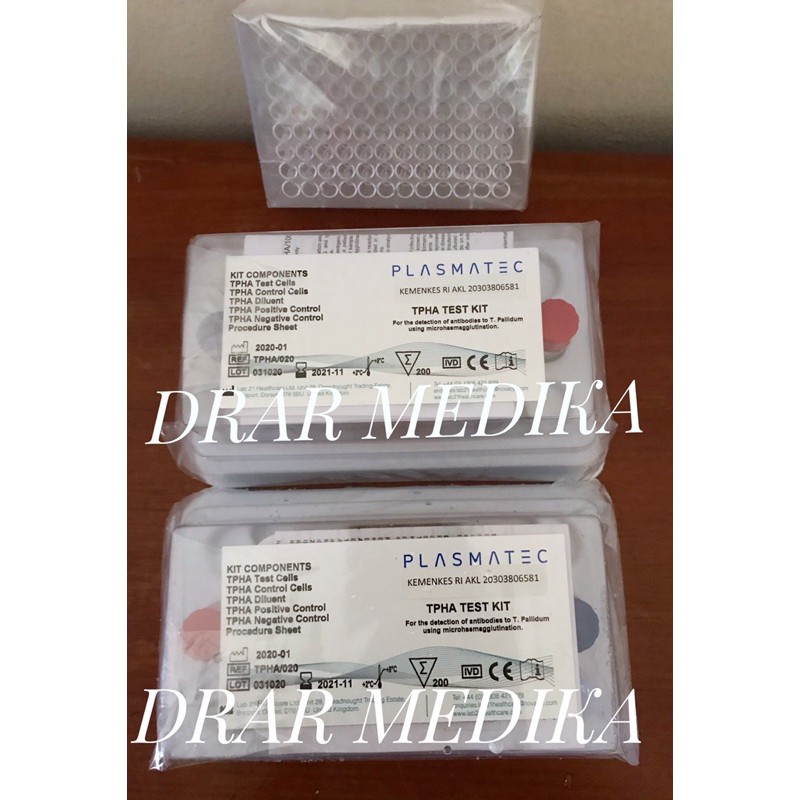 Jual Test TPHA 200 tes reagen Plasmatec | Shopee Indonesia