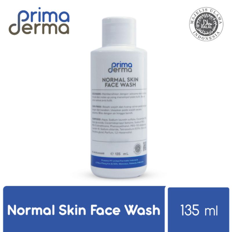 Jual Primaderma Normal Skin Face wash 135ml | Shopee Indonesia