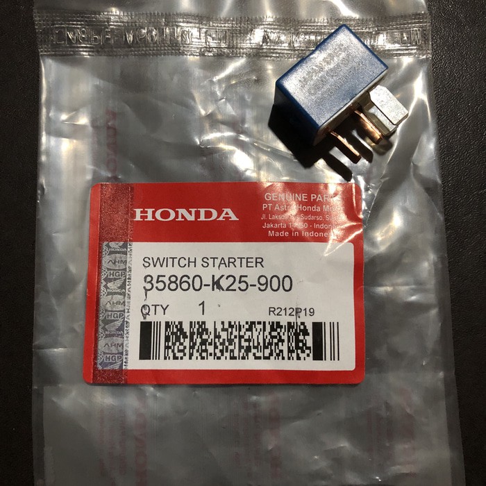 Jual Relay Switch Stater Starter 4 Kaki Honda Beat FI Scoopy Vario F1 ...