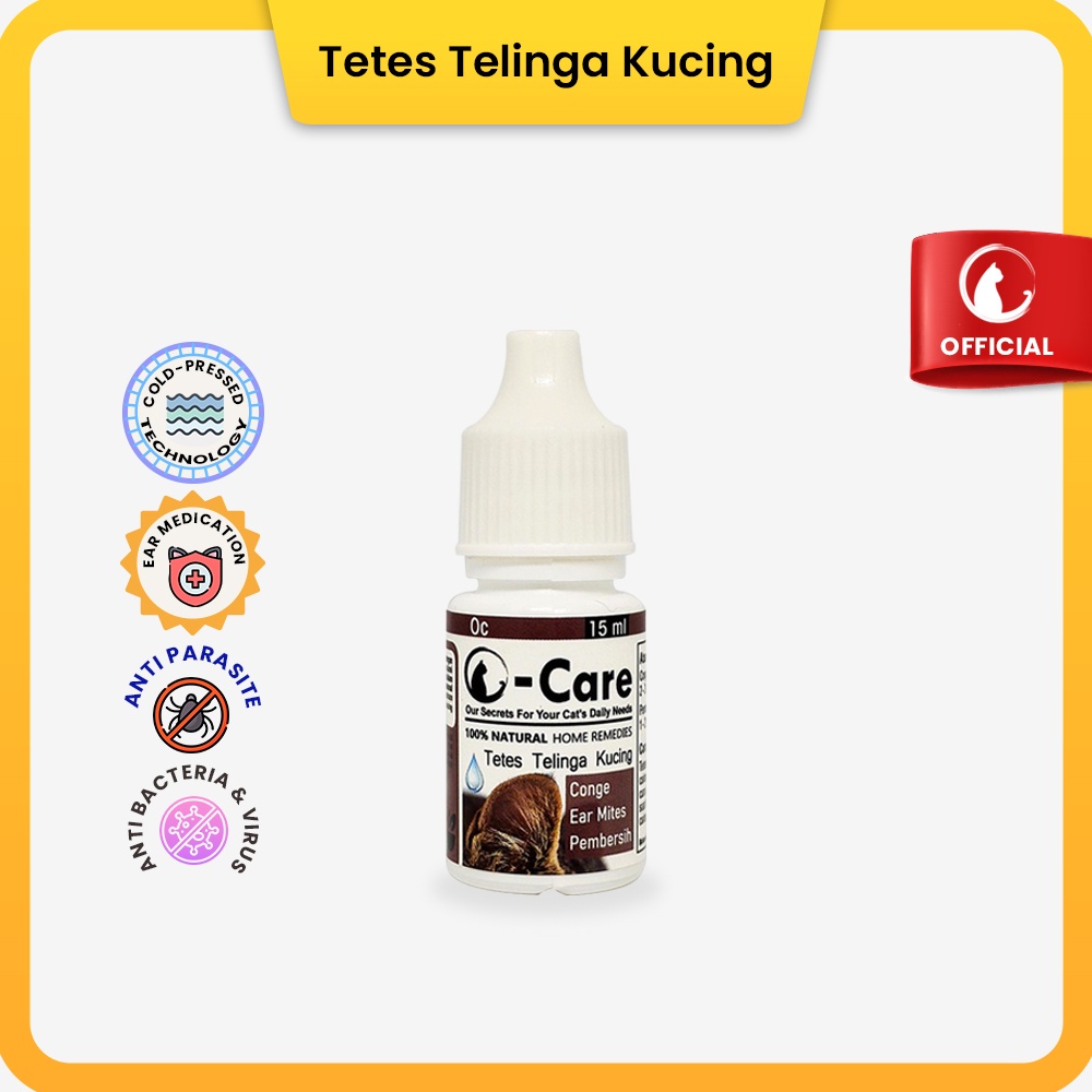 Jual Olive Care Tetes Telinga Kucing Untuk Conge & Ear Mites Indonesia ...