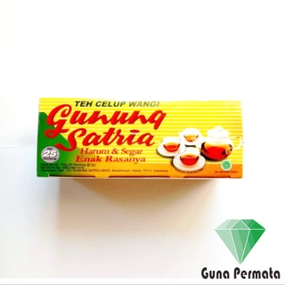 Jual Gunung Satria Teh Celup Tea Bag 25 Pcs Teh Wangi Khas Kalimantan ...