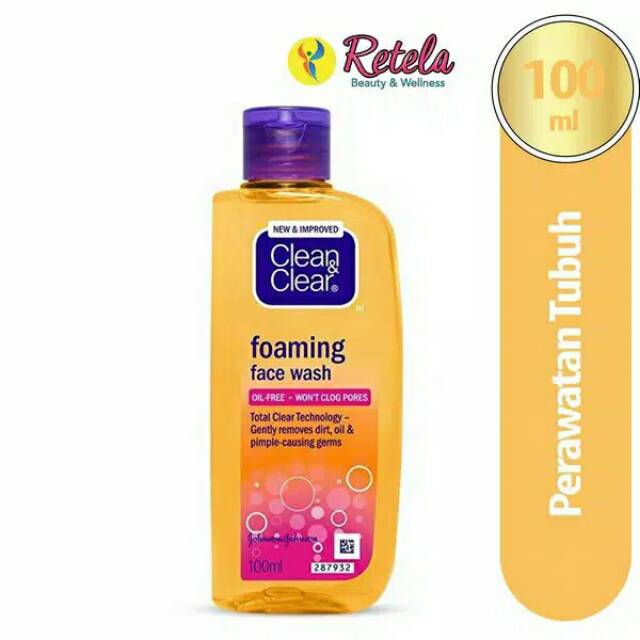 Jual Clean n clear foaming face wash 100ml | Shopee Indonesia