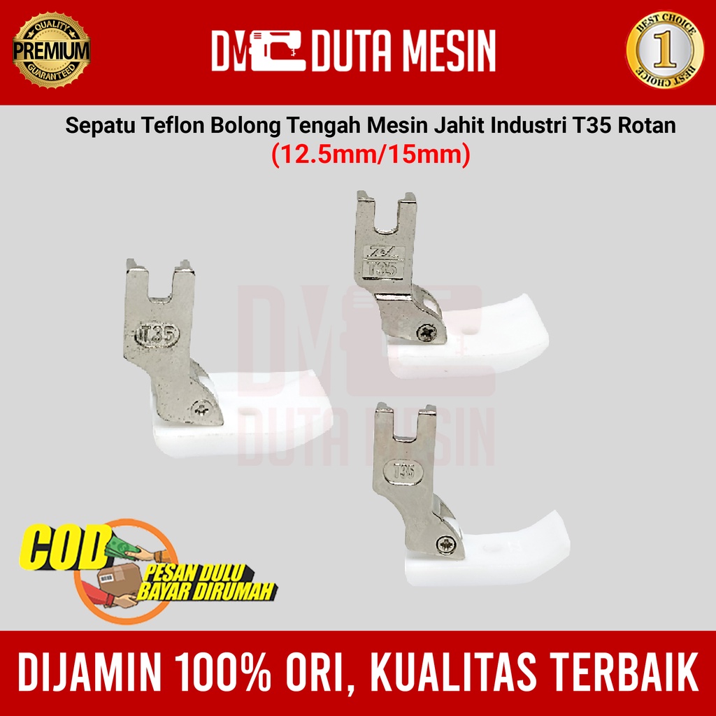 Jual Sepatu Teflon Bolong Tengah Mesin Jahit High Speed Industri T35 ...