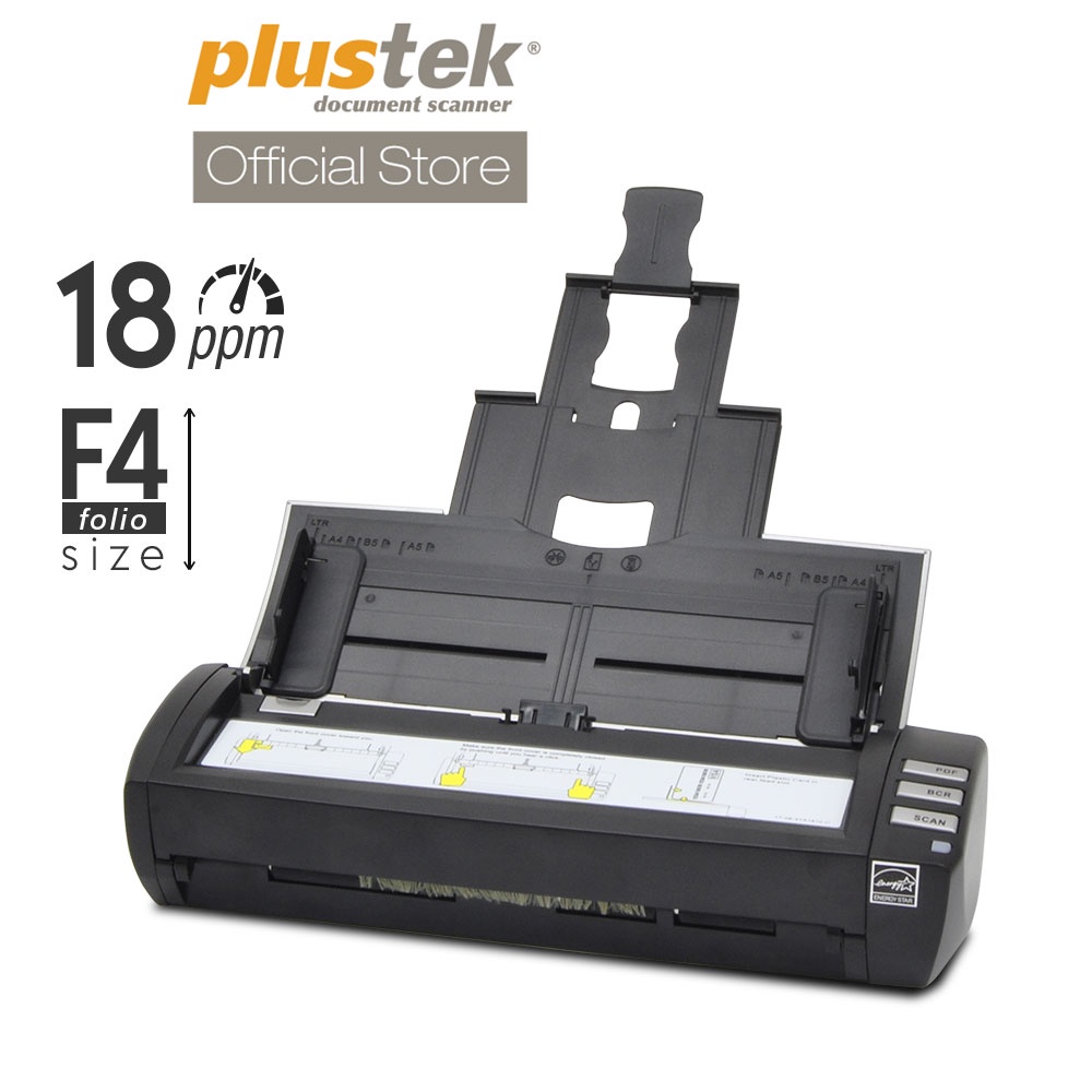 Jual Plustek Scanner MobileOffice AD470 - 18 Lembar/menit (F4/Folio ...
