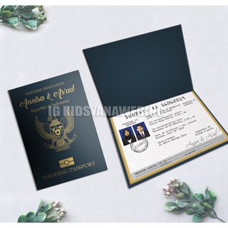 Jual UNDANGAN PASSPORT UNDANGAN BUKU NIKAH DENGAN AMPLOP | Shopee Indonesia