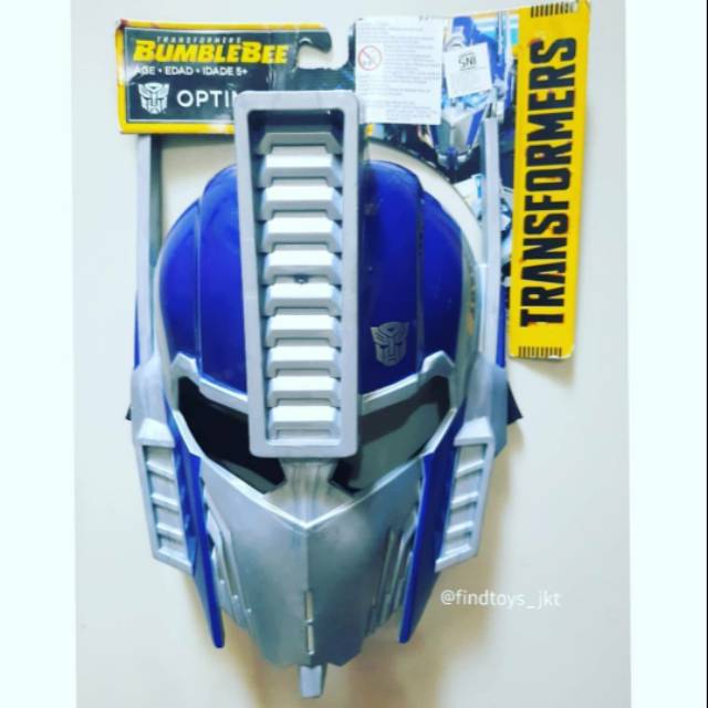 Topeng robot Transformers Optimus Prime original Hasbro | Shopee Indonesia
