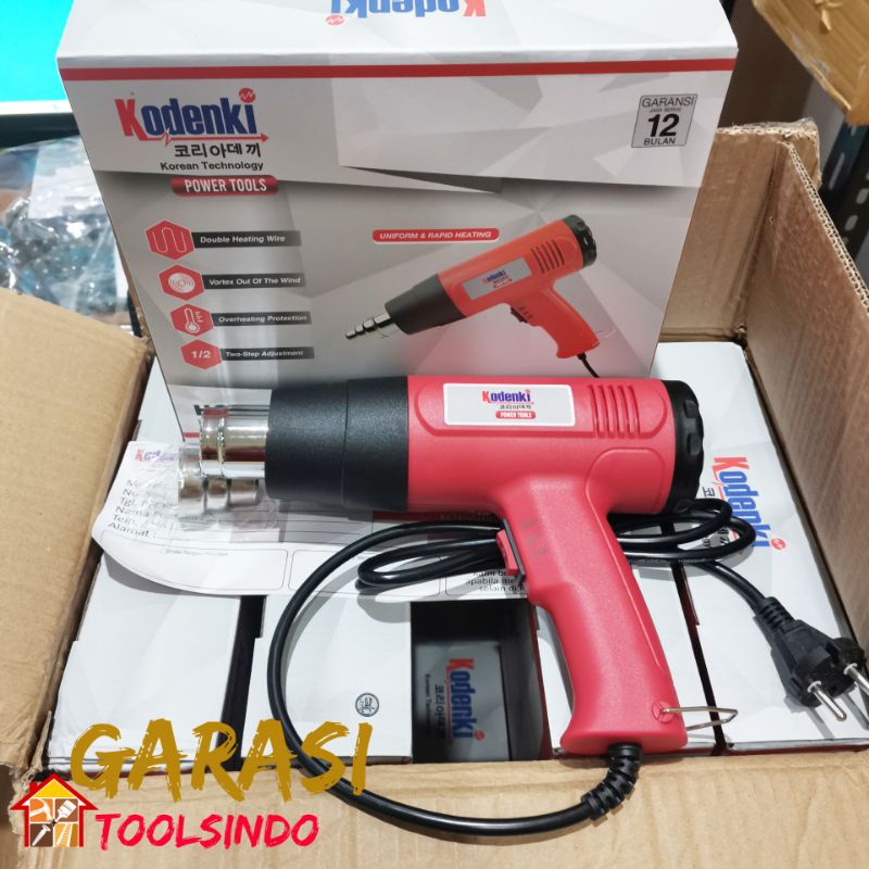 Jual hot gun Kodenki hotgun hot air gun pistol pemanas listrik heat gun ...