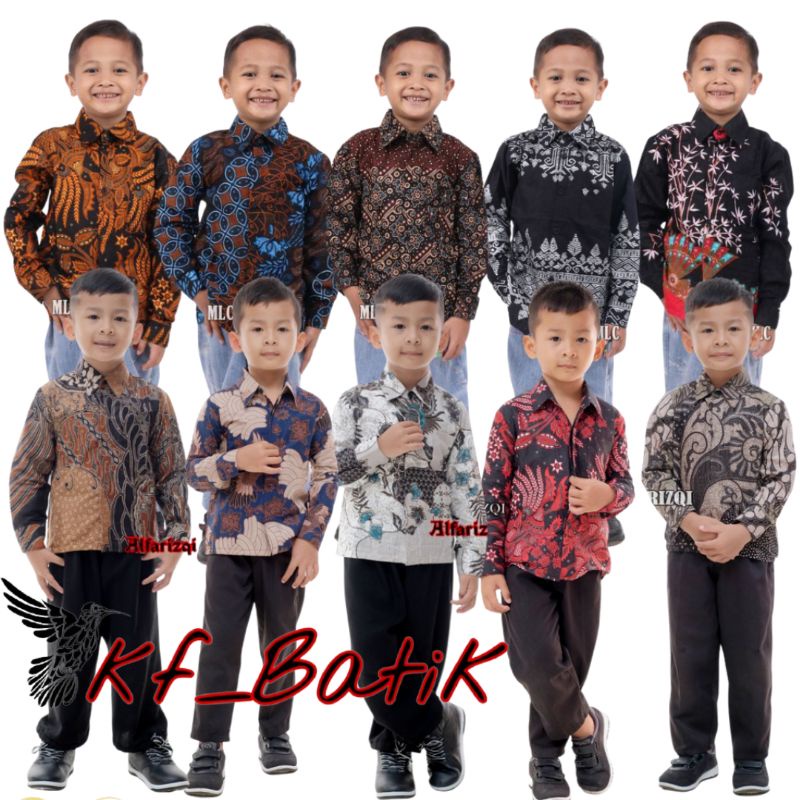 Jual Kemeja Batik Anak - batik anak - baju batik anak laki laki umur 2 ...