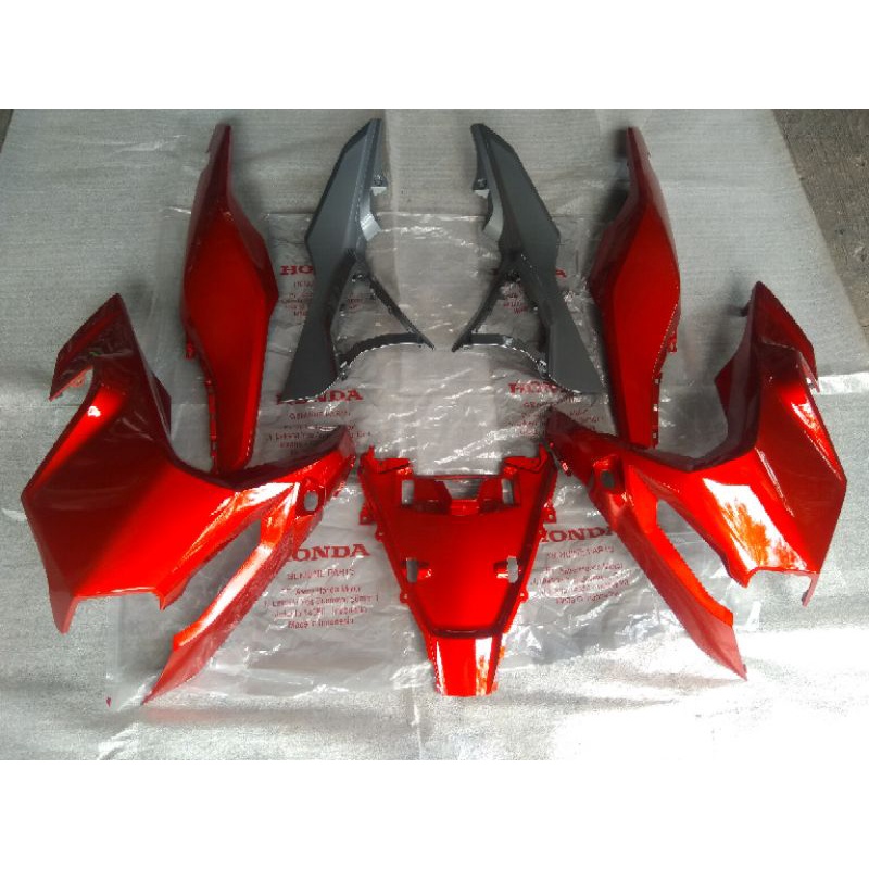 Jual cover bodi set Honda ADV 150 k0w merah maron | Shopee Indonesia
