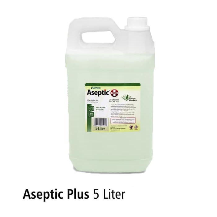 Jual Aseptic Plus Hand Sanitizer Cair 5 Liter Onemed Indonesia|Shopee ... Jual Aseptic Plus Hand Sanitizer Cair 5 Liter Onemed Indonesia|Shopee ...