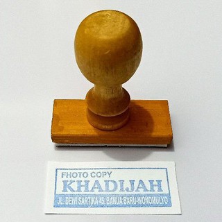 Jual Stempel Kayu Ukuran Standar | Shopee Indonesia
