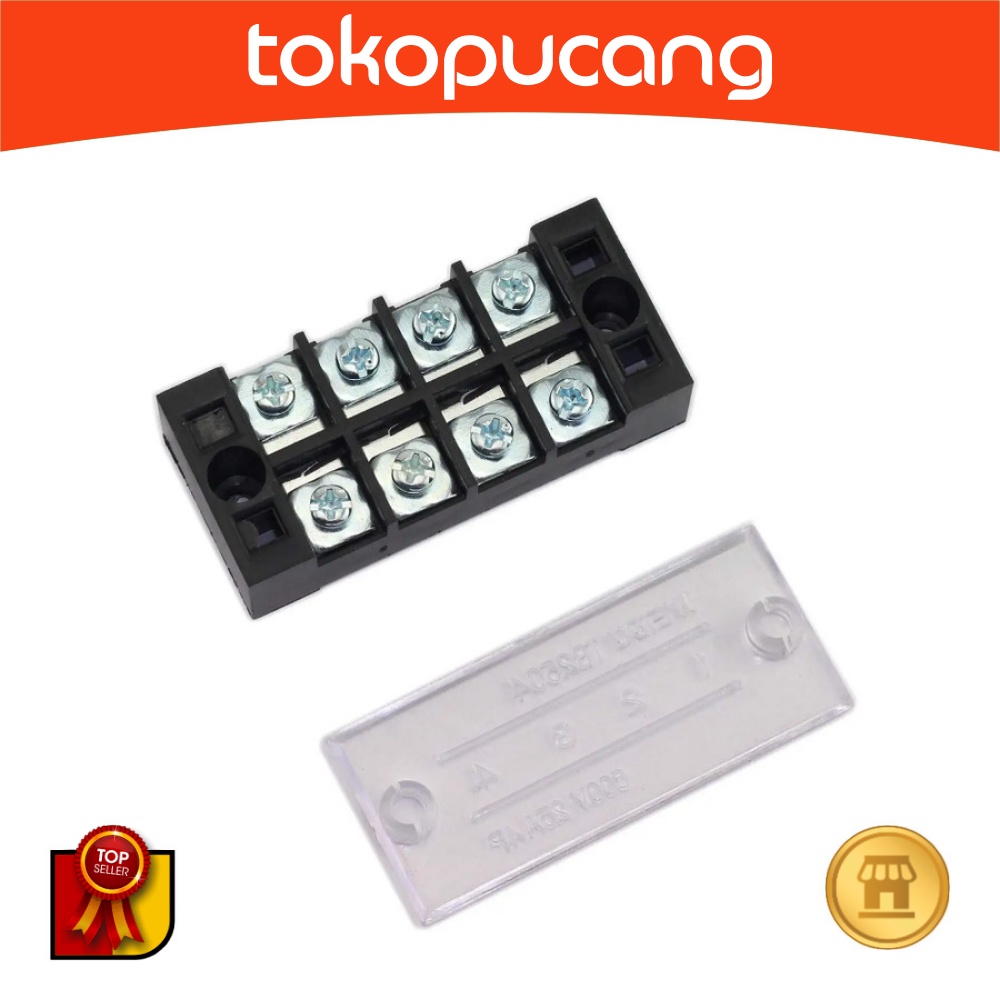 Jual Terminal Block TB2504 TB 2504 blok Kabel Panel Mounted 25A x 4Pole ...