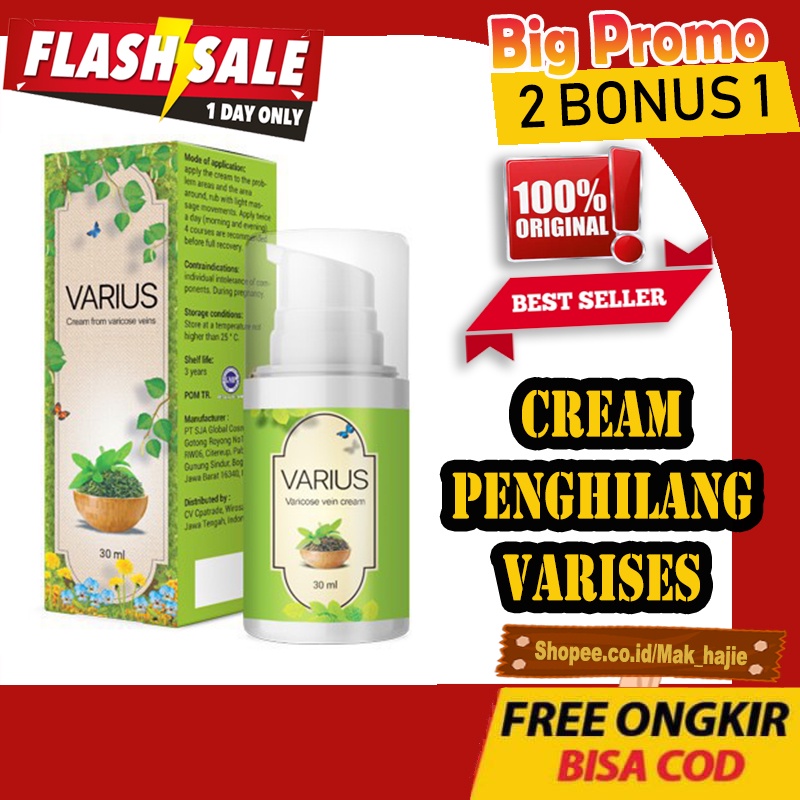 Jual VARIUS ORIGINAL - CREAM MENGHILANGKAN VARISES STRECTH MARCK ...
