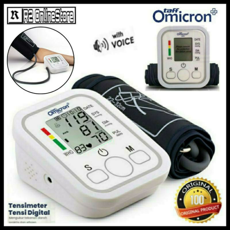 Jual Tensimeter Digital Alat Cek Pengukur Tekanan Tensi Darah Otomatis ...