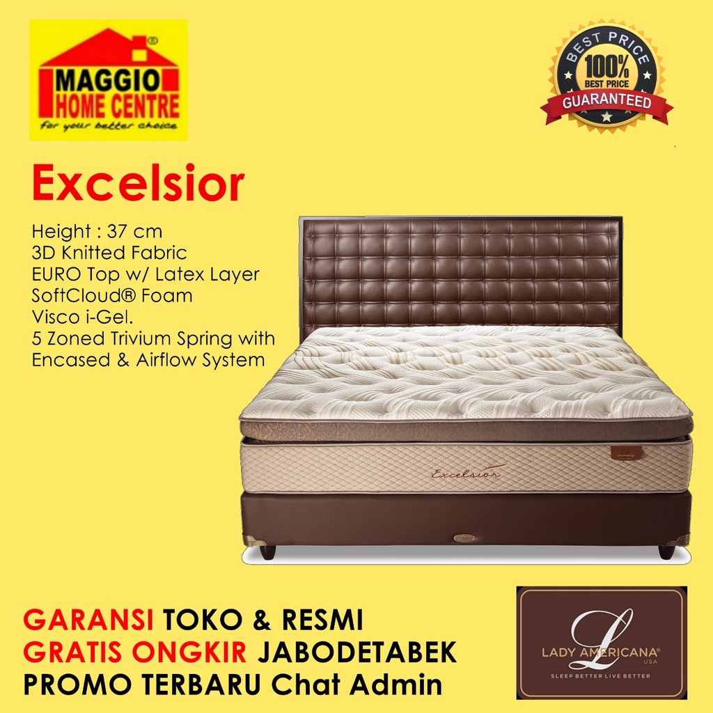 Jual Kasur Lady Americana Kasur Springbed Kasur Latex Excelsior