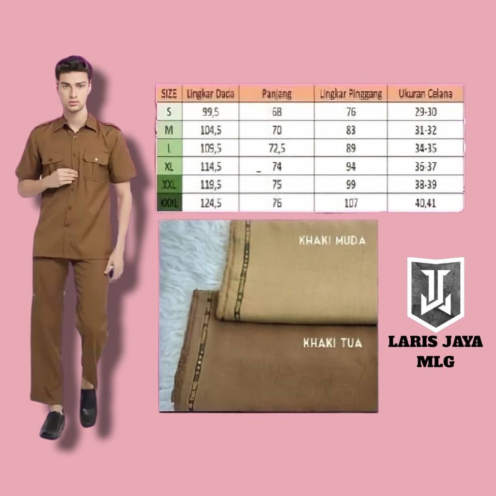 Jual Seragam Setelan PNS/Baju Dinas/Seragam Guru | Shopee Indonesia