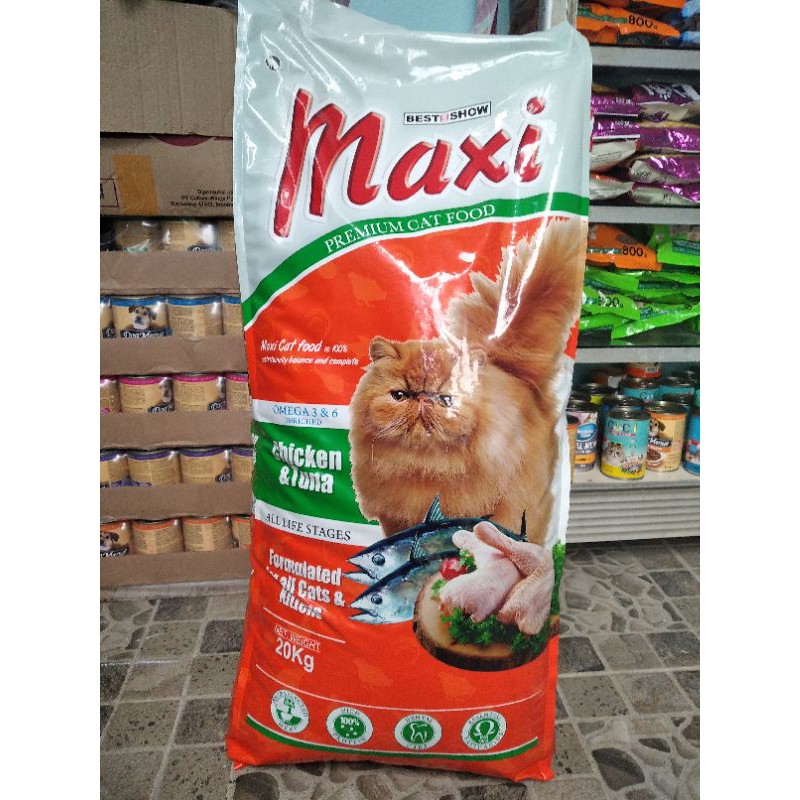 Jual Makanan kucing Maxi cat food repack 1 kg 1kg | Shopee Indonesia