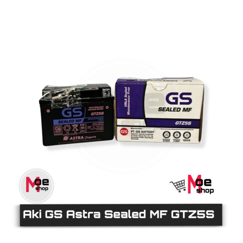Jual Aki GS ASTRA Otoparts GS SEALED MF GTZ5S 100% Original Indonesia ...