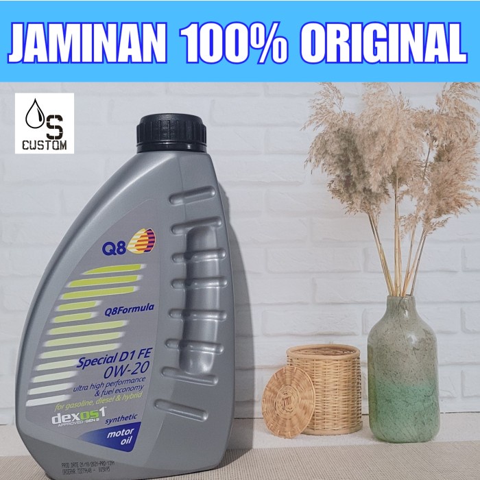 Jual Oli Mobil Q8 0w20 Special D1 FE 1L Full Synthetic | Shopee Indonesia