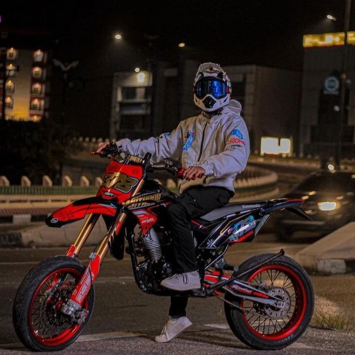 Jual DECAL KLX/GORDON / D'TRACKER /CRF (BISA RUBAH NAMA,NO,WARNA ...