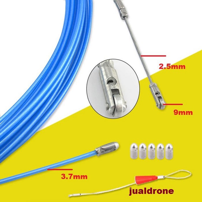 Jual Penarik kabel (20 Mtr) jaringan listrik Kawat Ulir dgn Kepala ...