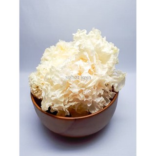 Jamur Putih salju / Bai Mu Er / Snow White Fungus / Yin er / 100g ...