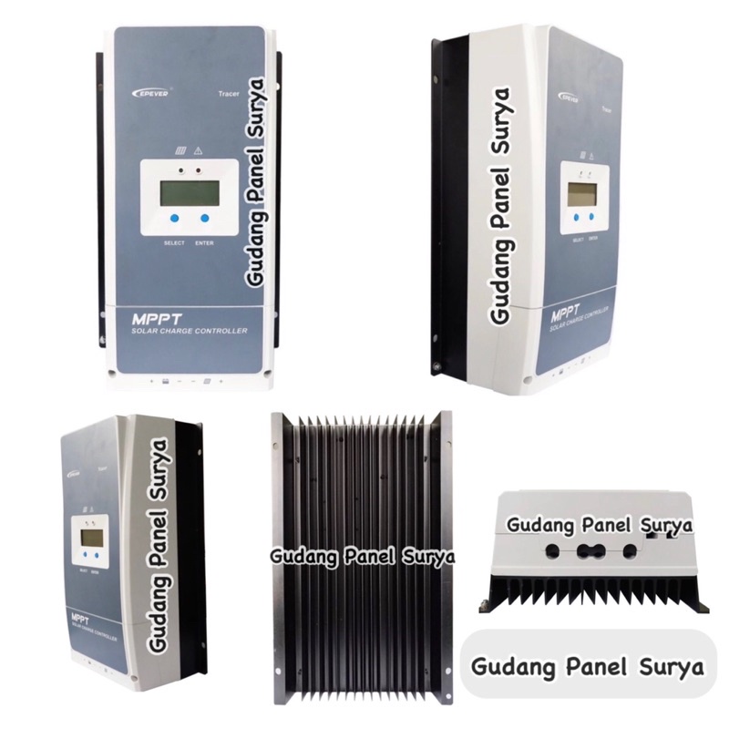 Jual Solar Charge Controller SCC 60A Epever Tracer 6420AN Real MPPT Auto 12V 24V 36V 48V ...